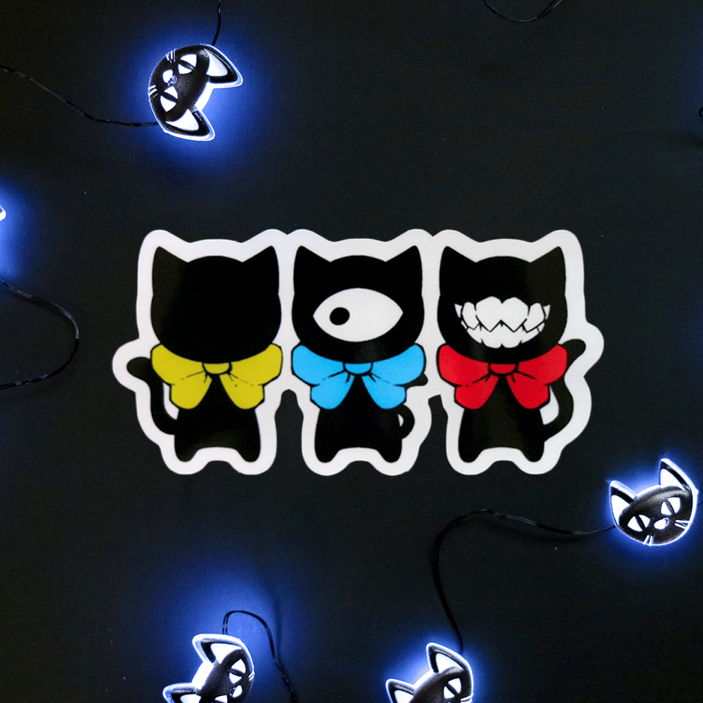 Town Trio Sticker | MITTENMEAT