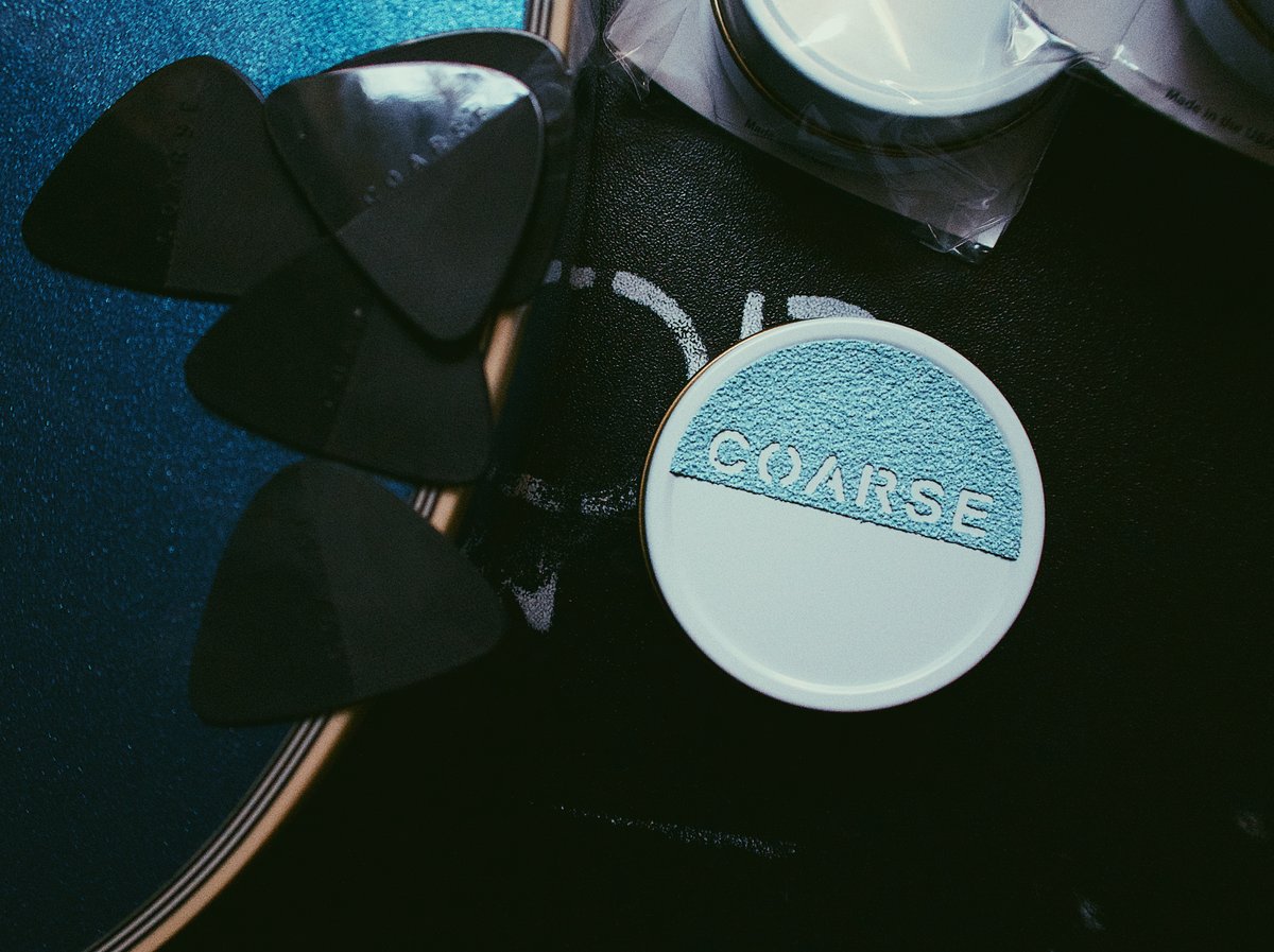 COARSE PICKS - 12 Pick (exclusive Pearl White Tin!) | Little Box Effects