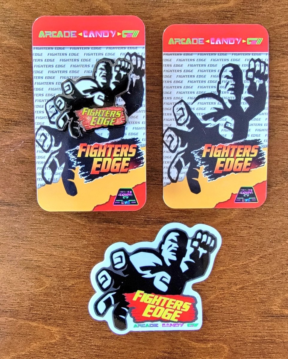 Fighters Edge Pin | Arcade Candy Co.