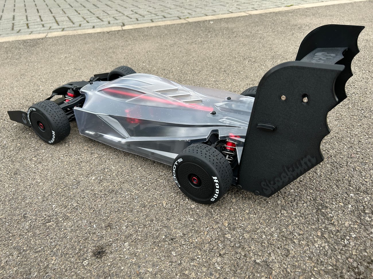 Arrma Limitless Large Adjustable Bat Wing Style Rear Twin Wing Spoiler ...
