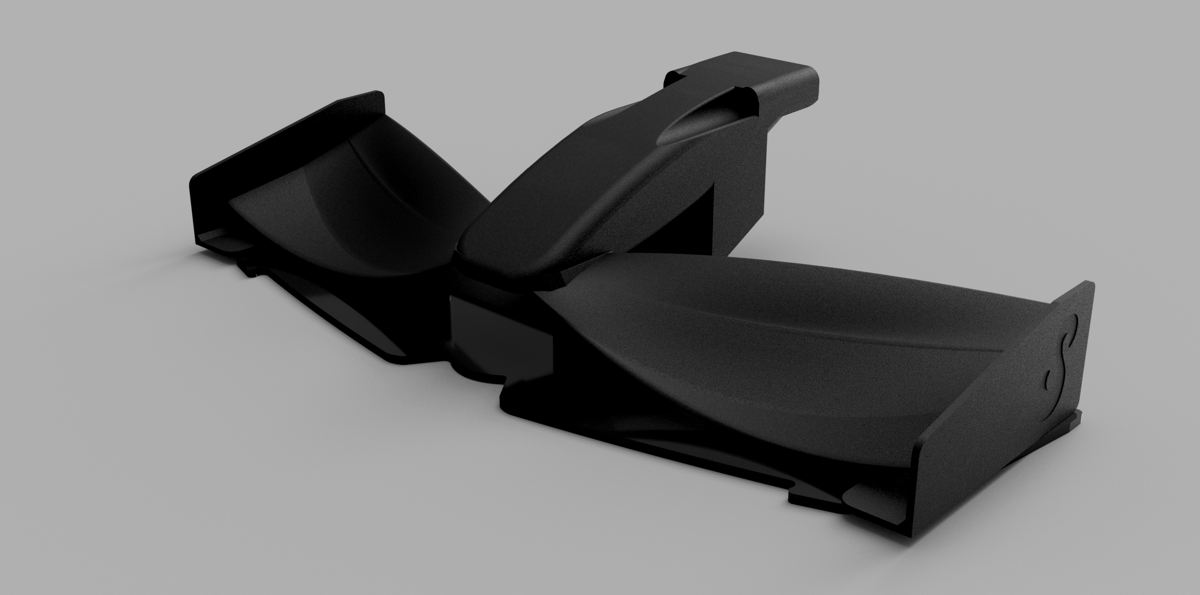 Arrma Limitless Full Front Wing Assembly | Improved Aero & Downforce ...