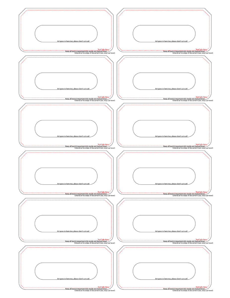 Printed Audio Cassette Labels | bluelight tapes