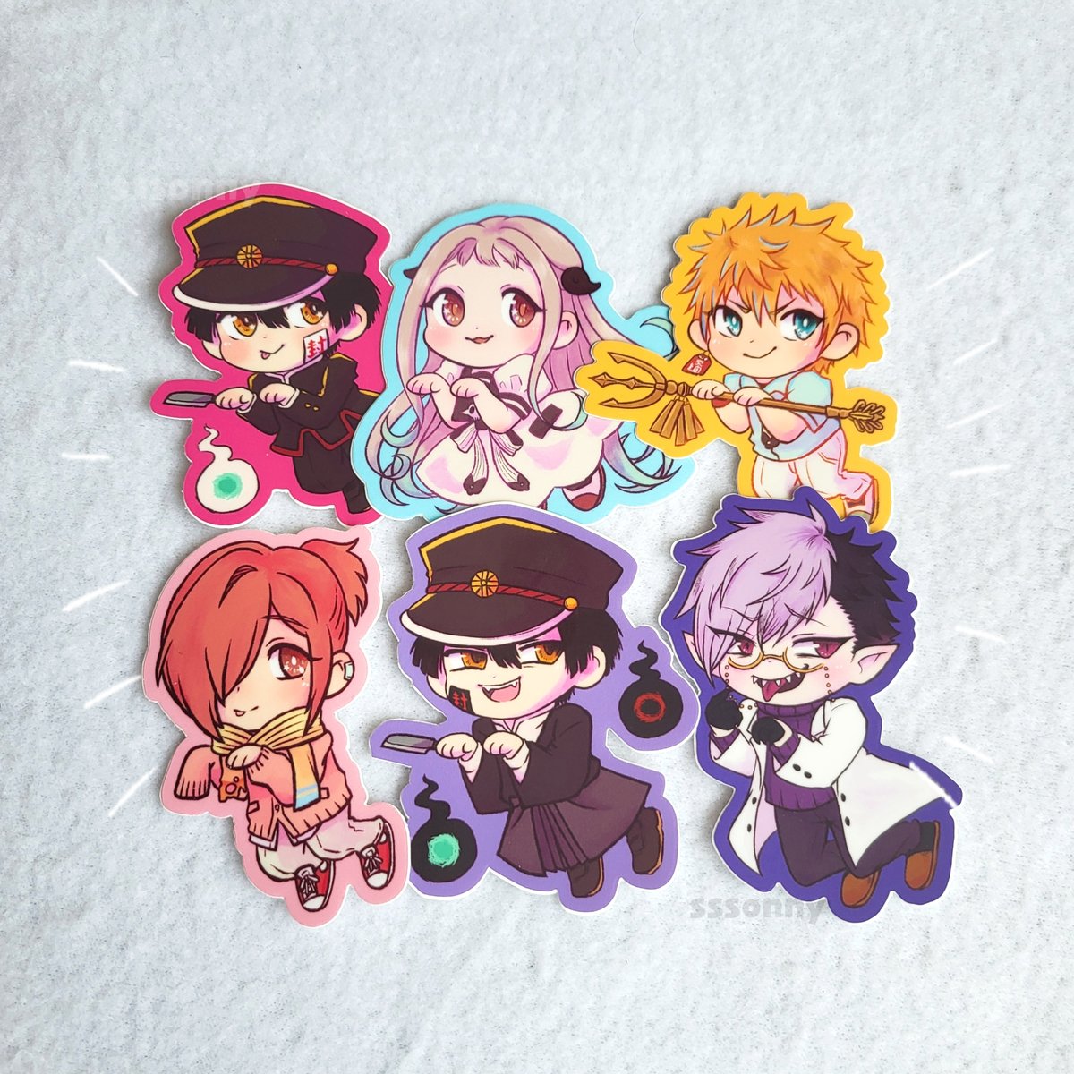 Hanako Vinyl Stickers | SSSONNY