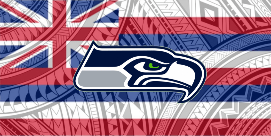 Seattle Seahawks Hawaiian Flag | Rahjah Hawai'i