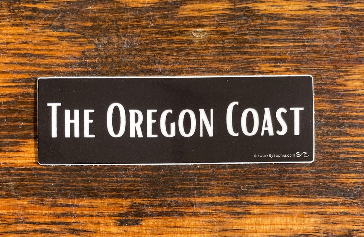 The Oregon Coast Sticker 🌊 | Artwork By Sophia