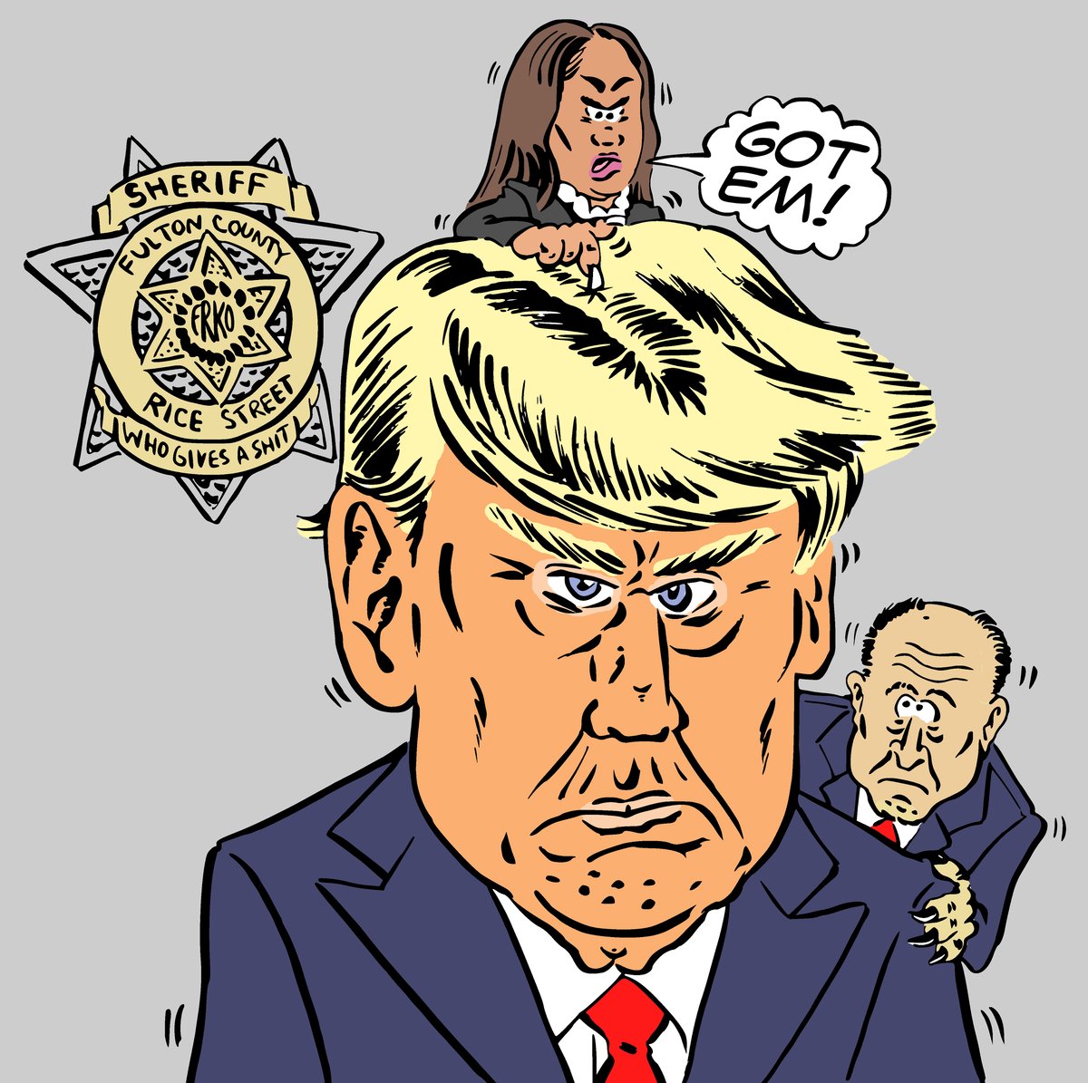 TRUMP MUGSHOT PRINT | FRKO