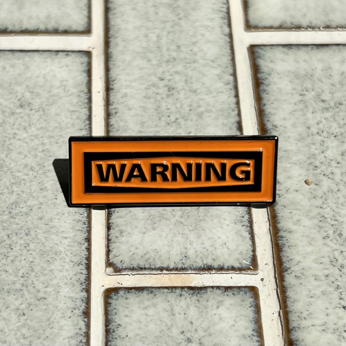 Warning Pin | Secret Headquarters