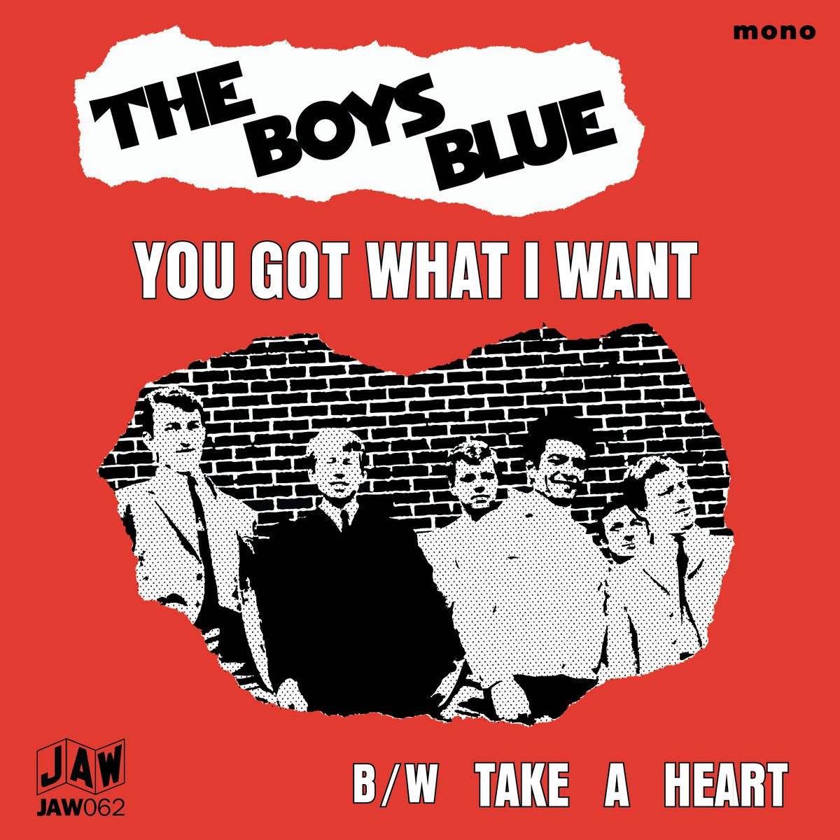 THE BOYS BLUE "You Got What I Want" 7" single JAW062 | Just Add Water ...