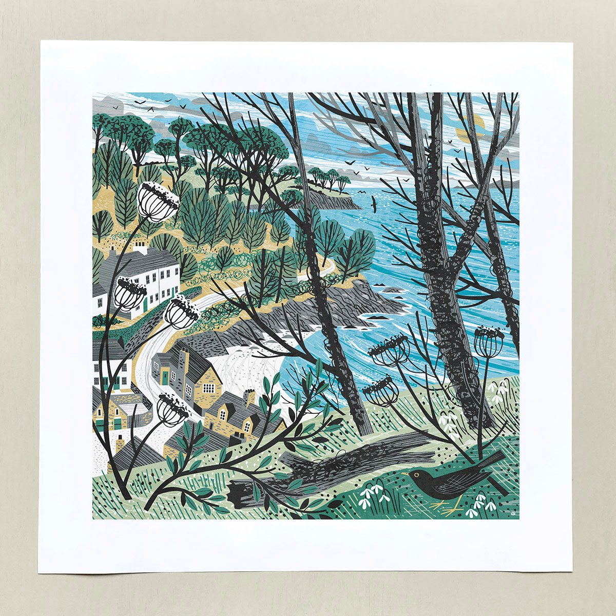 Durgan Woods Large Print | mattillustration