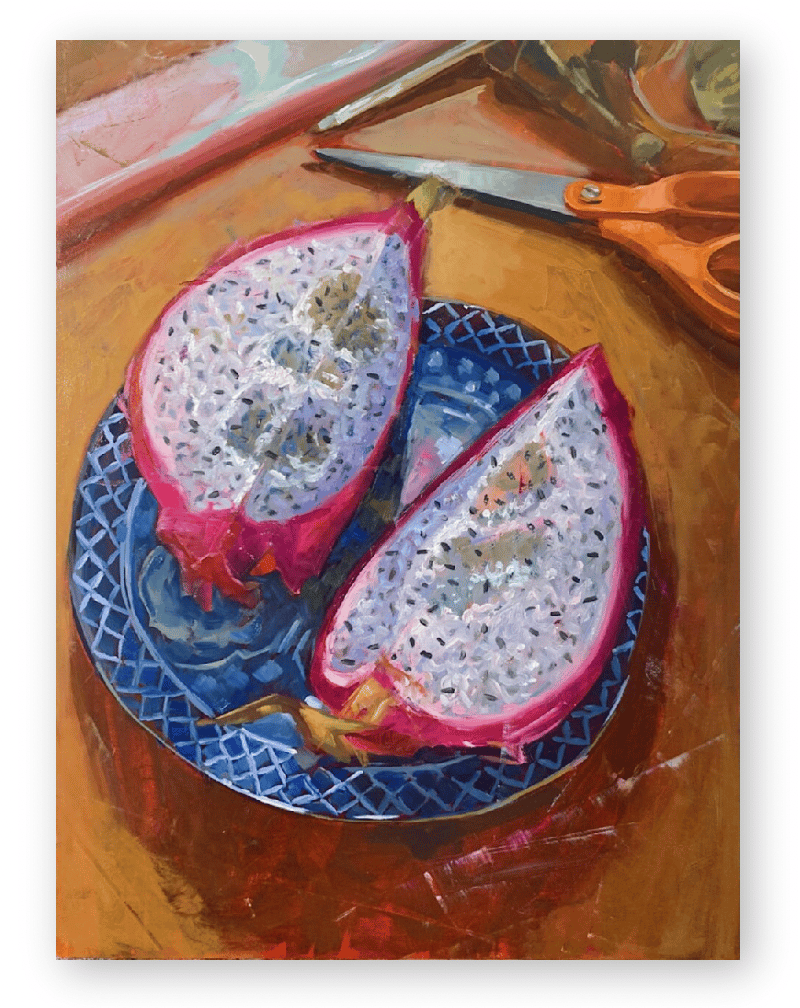 Pitaya in Kitchen by Sari Shryack - Fine Art Print | Hangar Art Studios