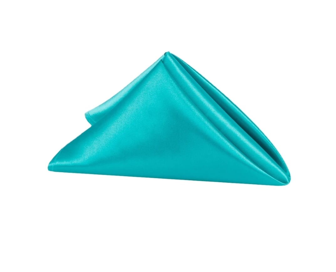 Kunakeys Luxury Decor & Party Rentals — Turquoise table napkins