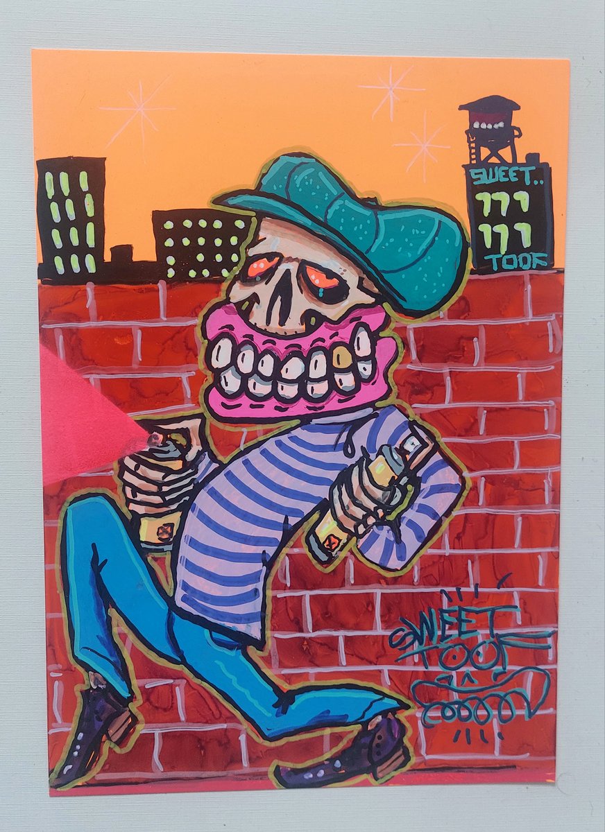 Sneak Toof Fluro Colour study | sweet toof