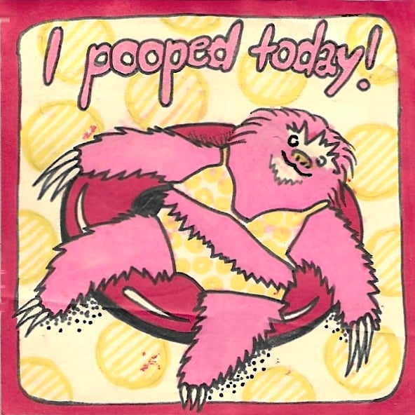 i pooped today! | elba.studio