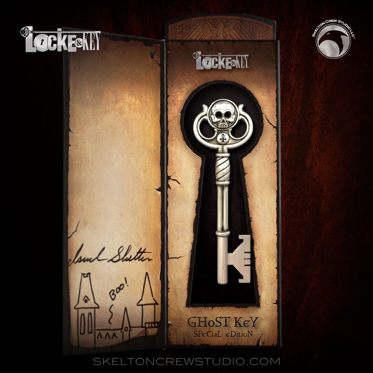 Locke & Key: SIGNED & REMARQUED Special Edition Ghost Key - BACKROOM ...