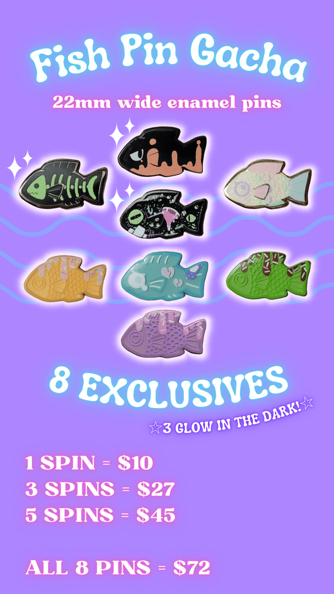 2023 SERIES 1 FISH GACHA | Midnight Springs