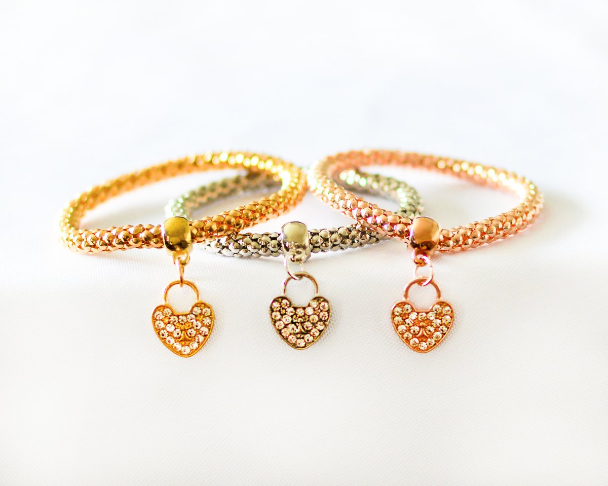 Multicolor - Heart Lock Bracelet Series | VAMBI Co.