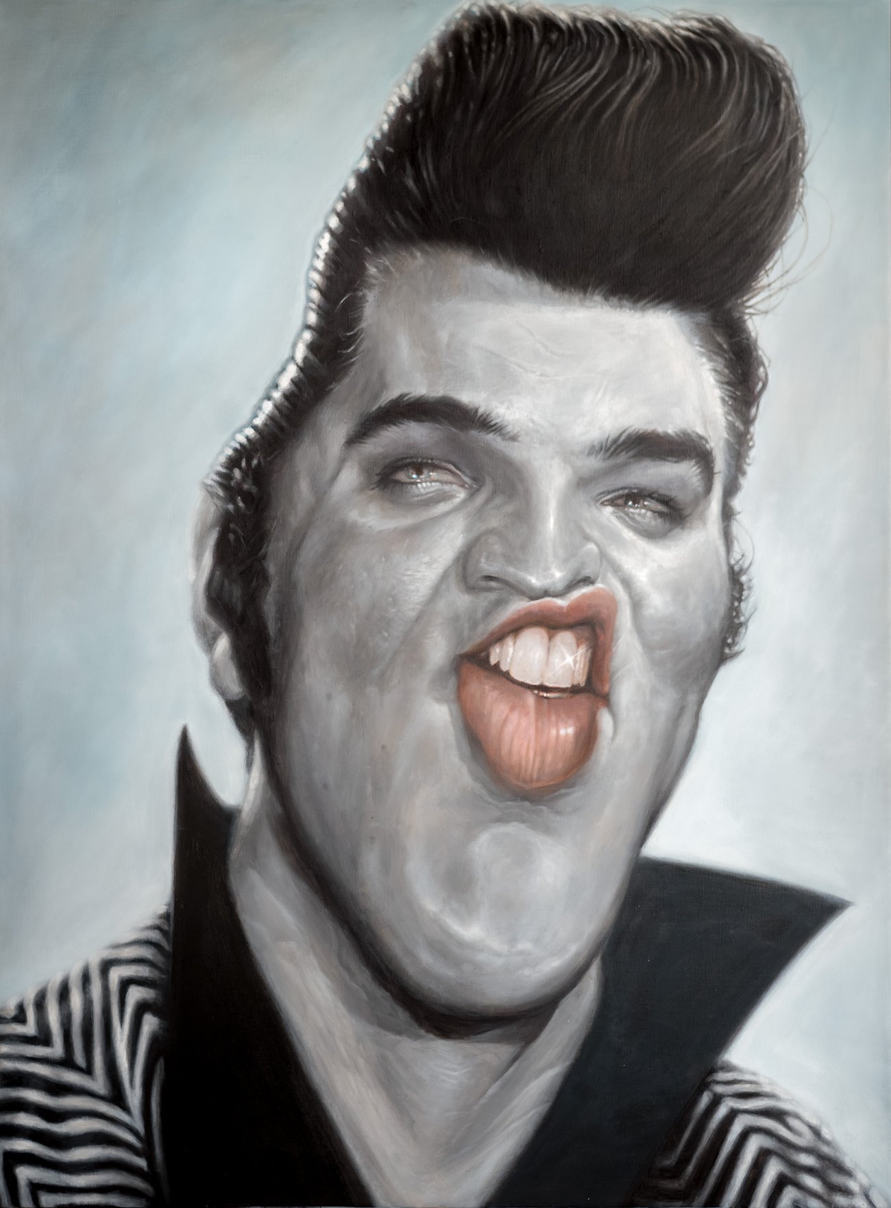 Elvis Presley Mounted Art Print Large Derren Brown elvis-presley-mounted-art-print-large-derren-brown