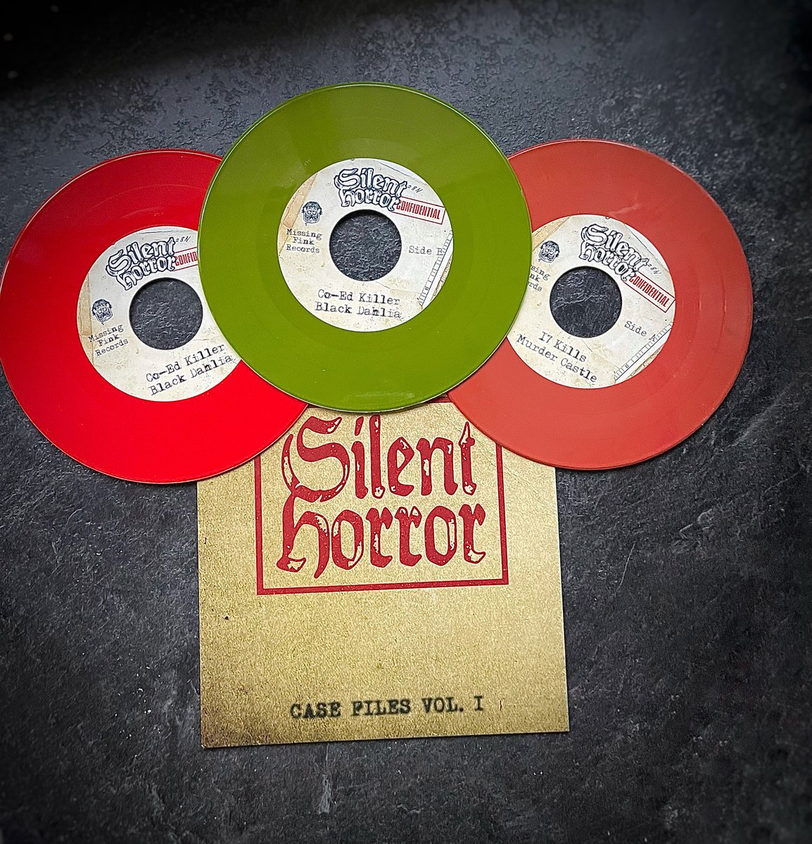CASE FILES vol. 1 7” vinyl | Silent Horror
