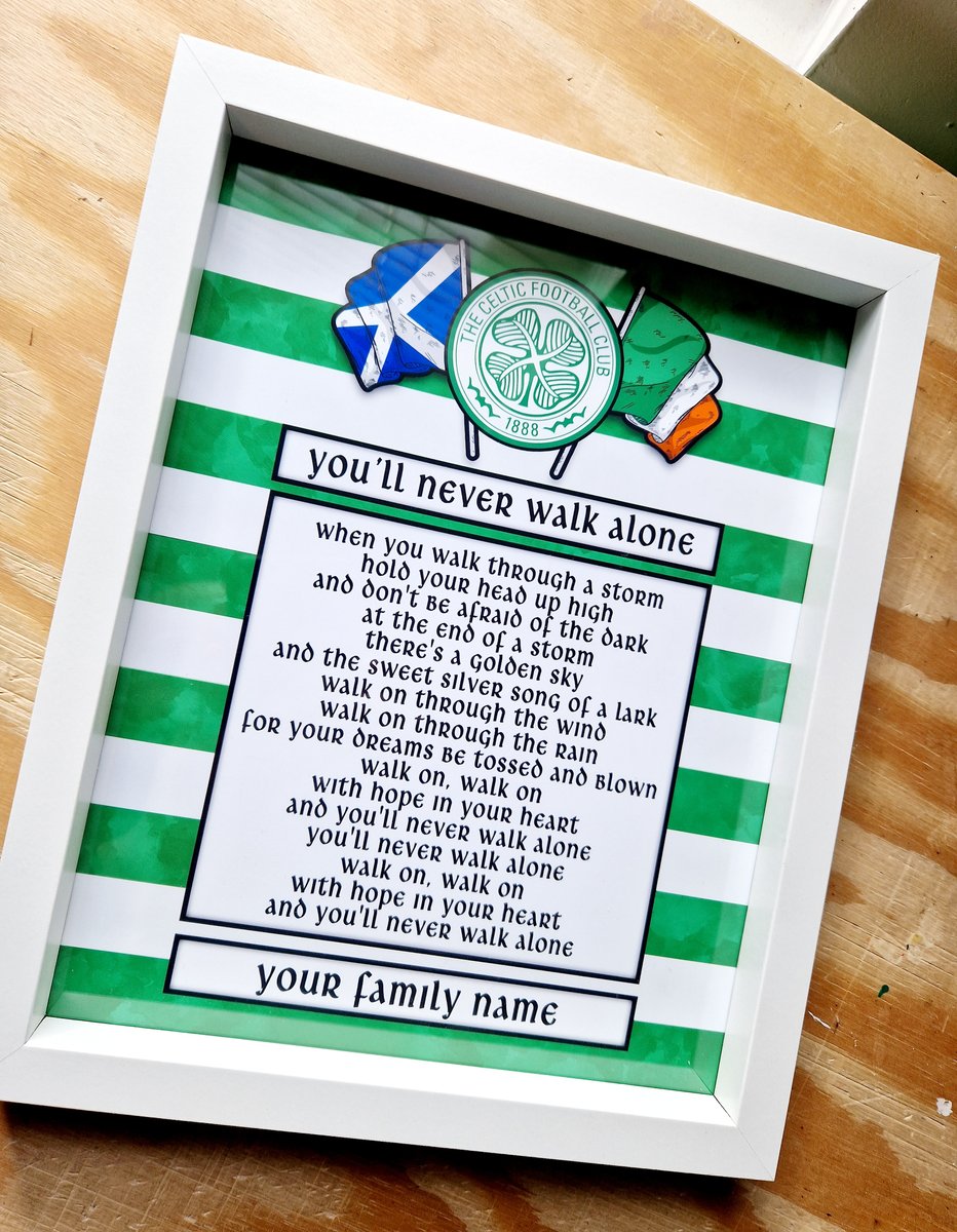 YNWA 8" x 10" White Frame. | Proclamation Prints