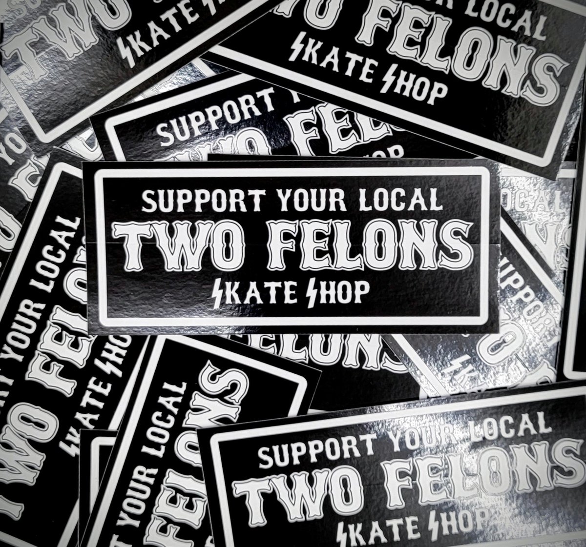 Two Felons "OUTLAW" Sticker | Two Felons Skate Shop
