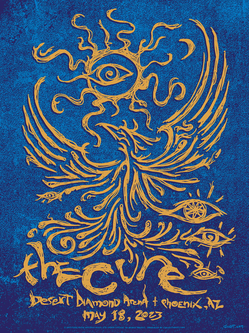 GIGART — The Cure 2023 Blue Phoenix Variant