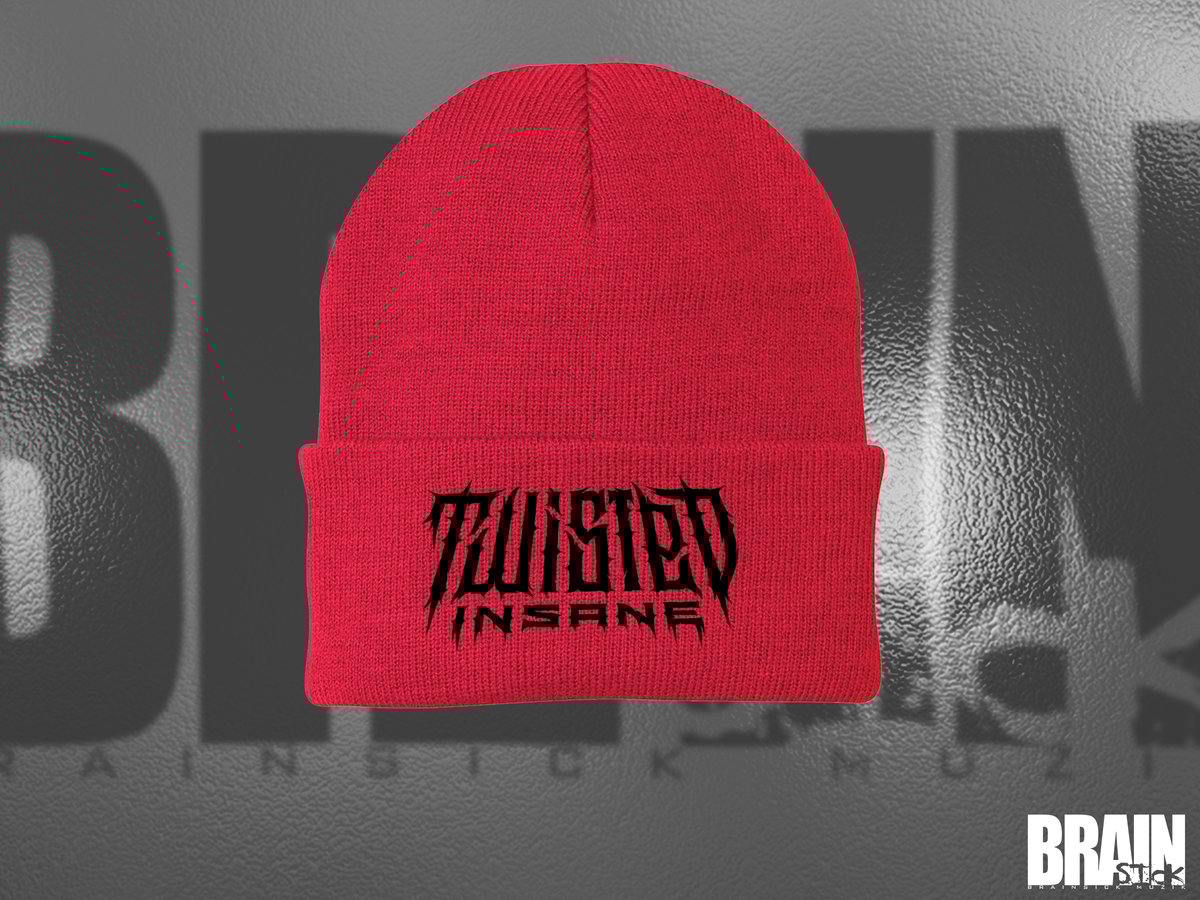 Twisted Insane Logo Beanie / BRAINSICK CLOTHING