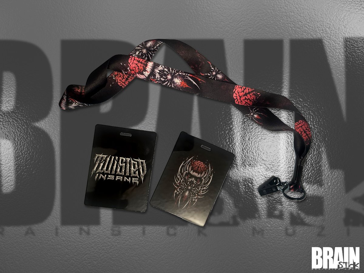 Lanyard & Card / BRAINSICK CLOTHING