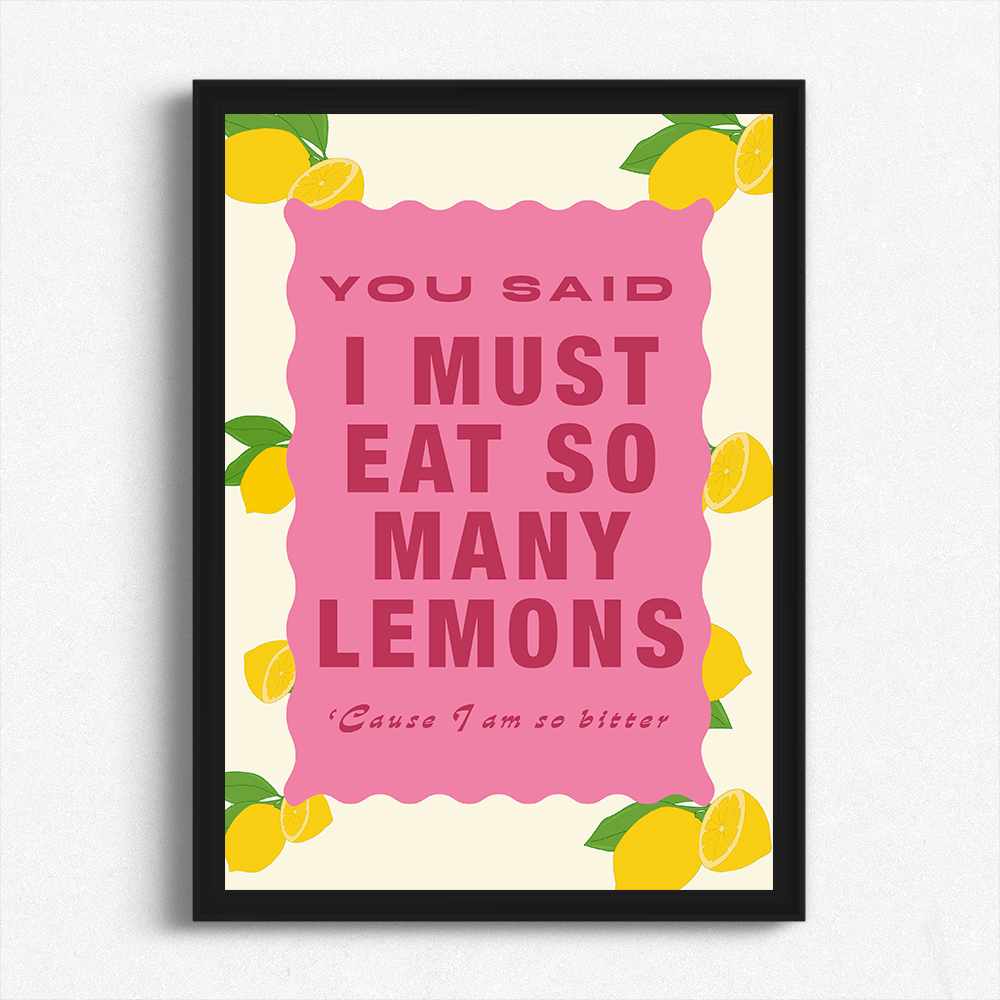 Eat So Many Lemons | Poppy Illustrates