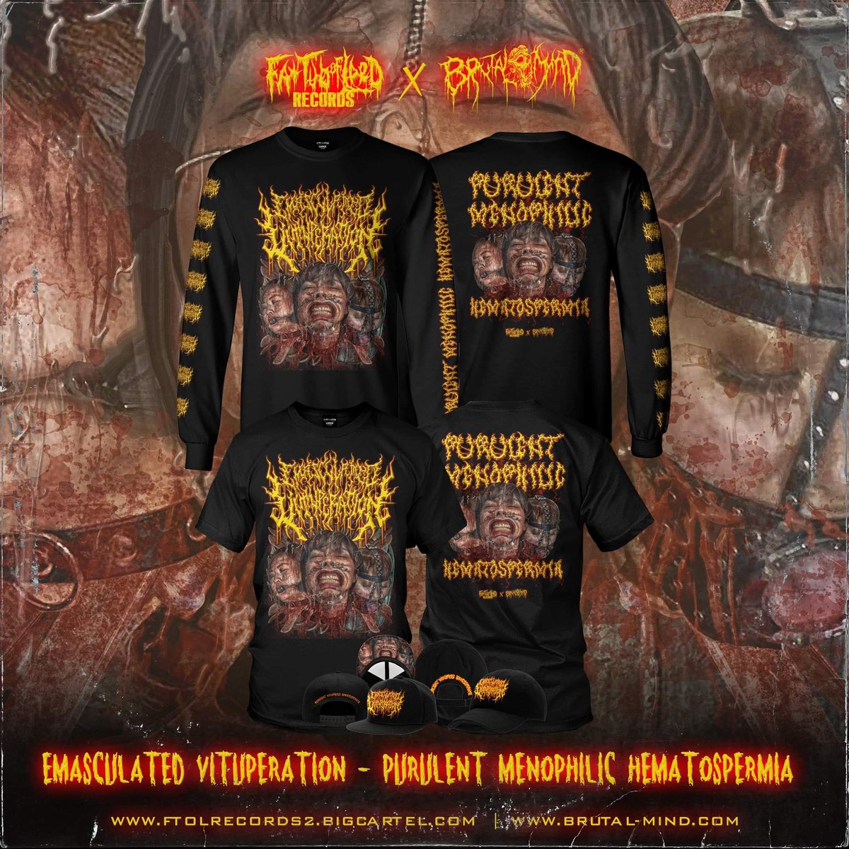 Fat Tub of Lard Records Side Store — Emasculated Vituperation "Purulent ...