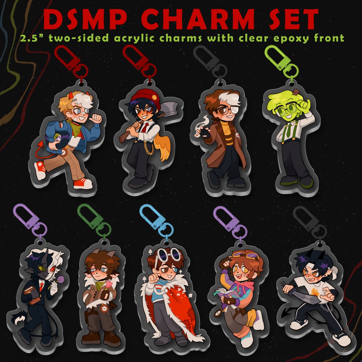 wolfhotel — DSMP Acrylic Charms