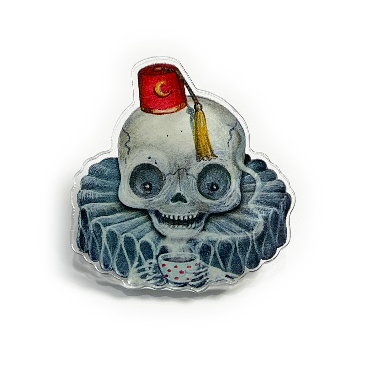 Skeleton Tea (Pin) | 64 Colors