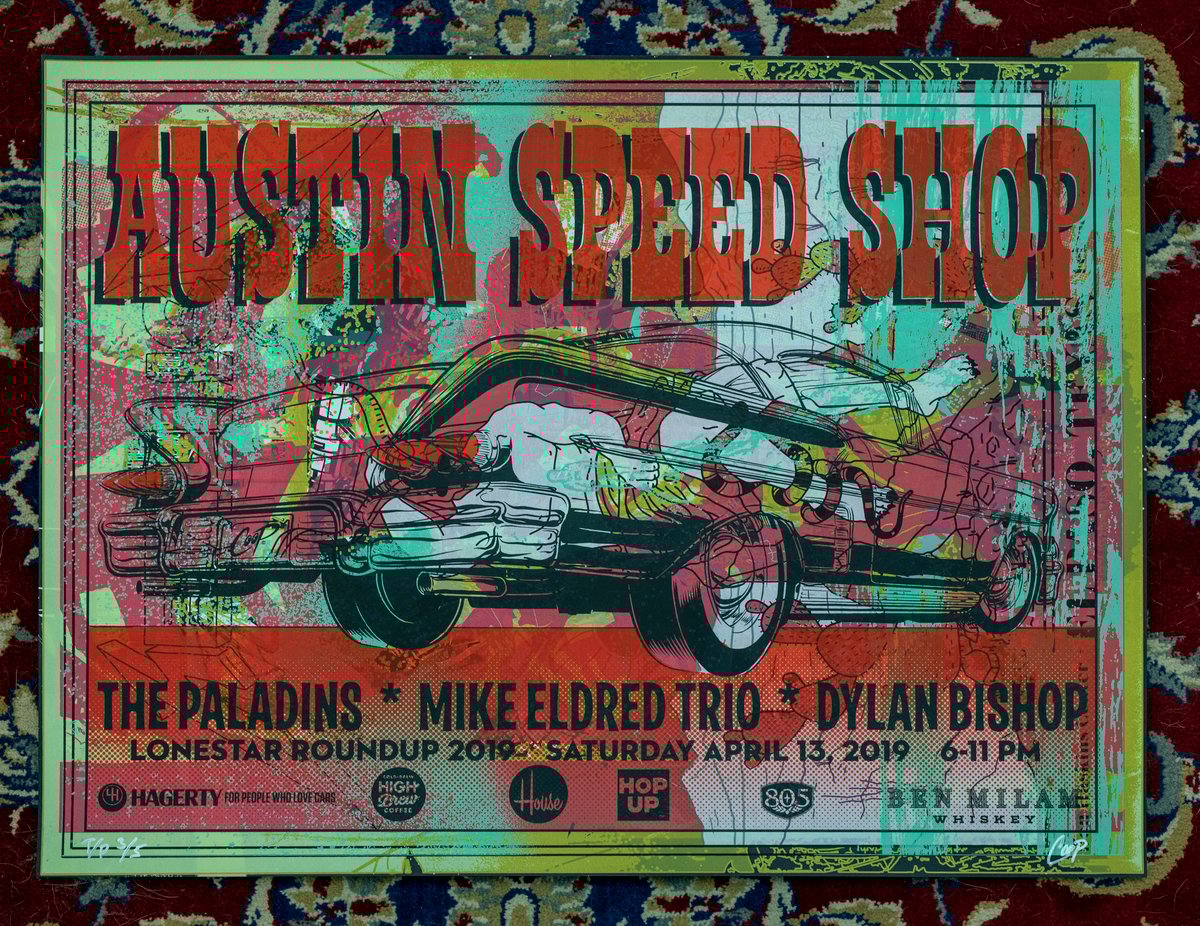 TEST PRINT TUESDAY #01 Austin Speed Shop | The Art Of Coop