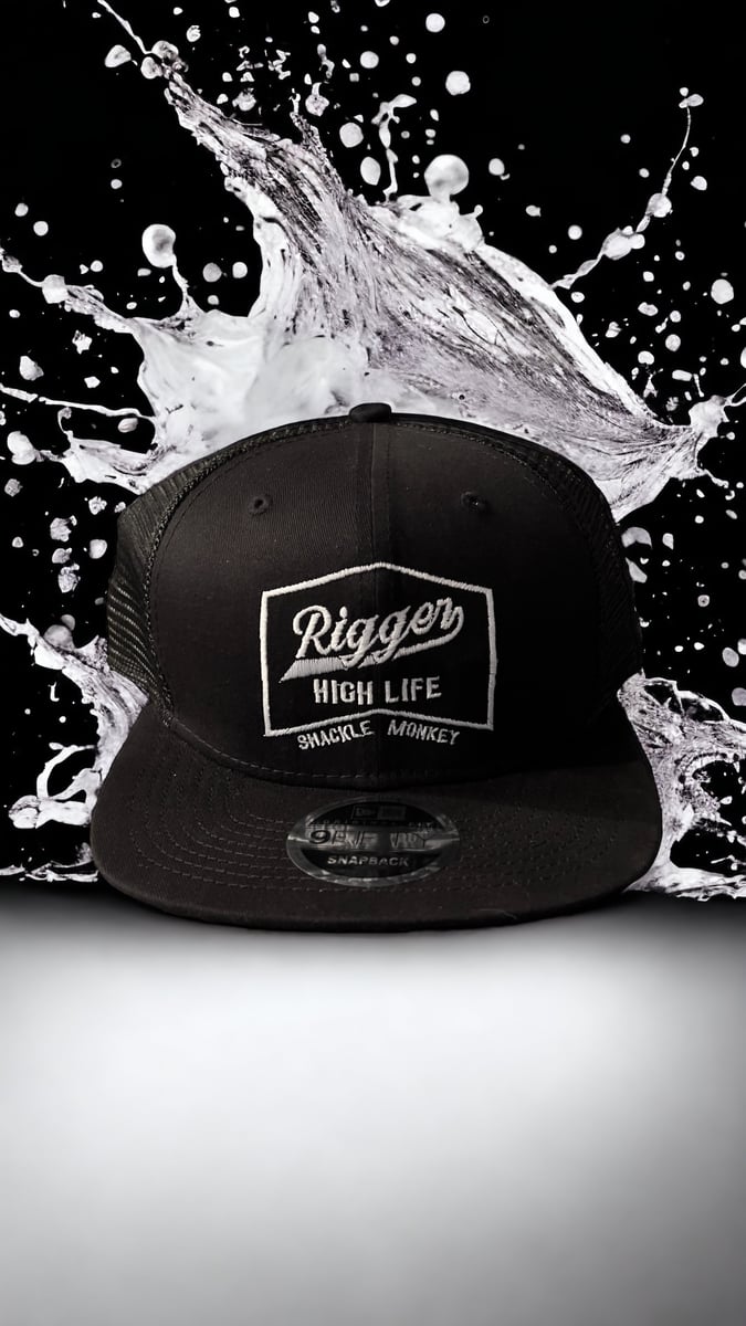 Rigger High life Snapback Trucker Hat | shacklemonkey