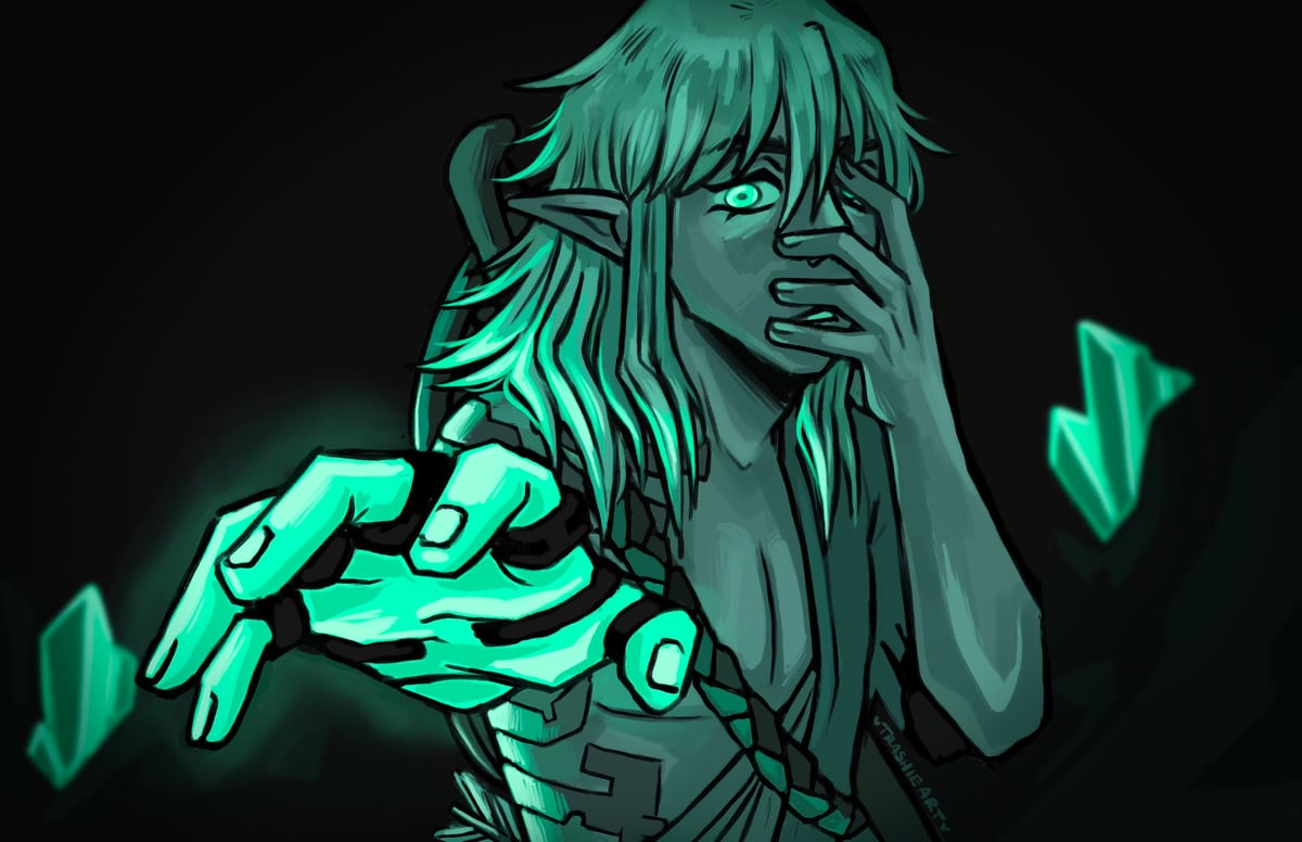 Cursed Arm 11"x17" Print | trashieart