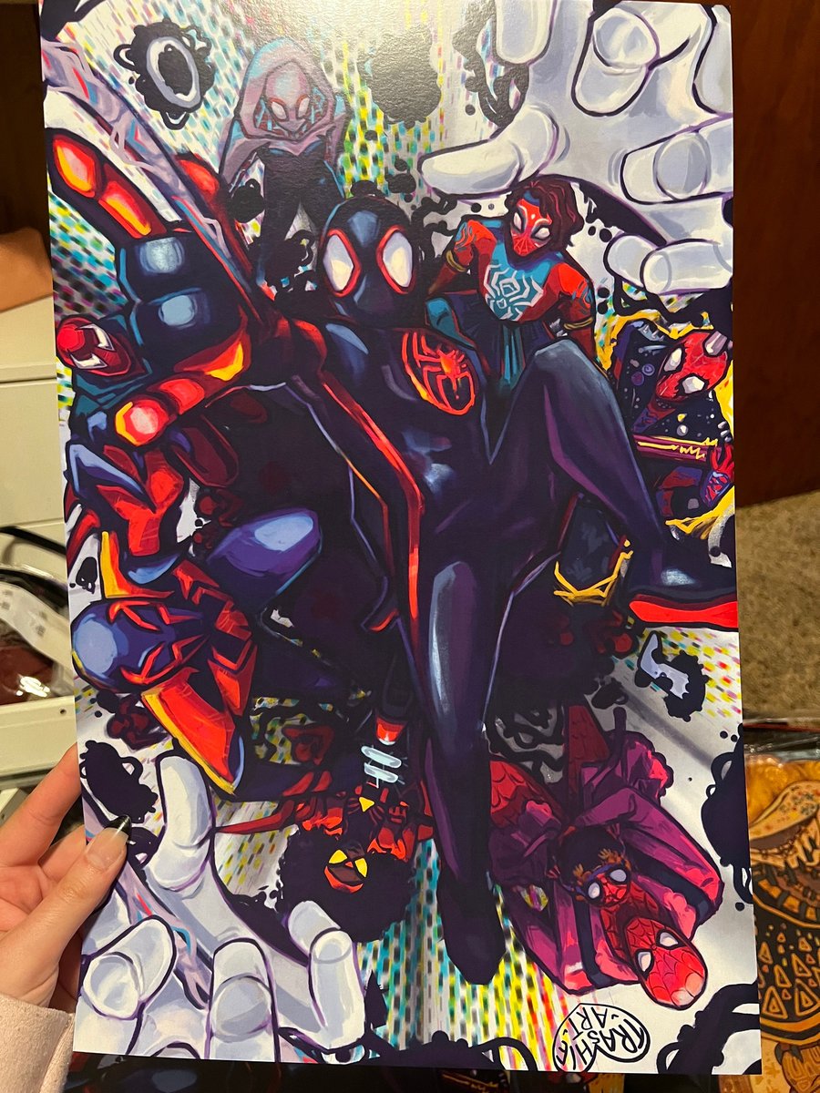 Spider Multiverse 11”x17” Print | trashieart
