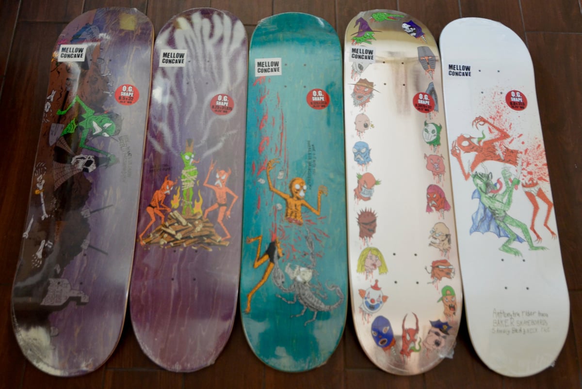 NECKFACE - BAKER WIZARDRY SKATEBOARD DECK FULL SET | SKATEBOARDS AND ...
