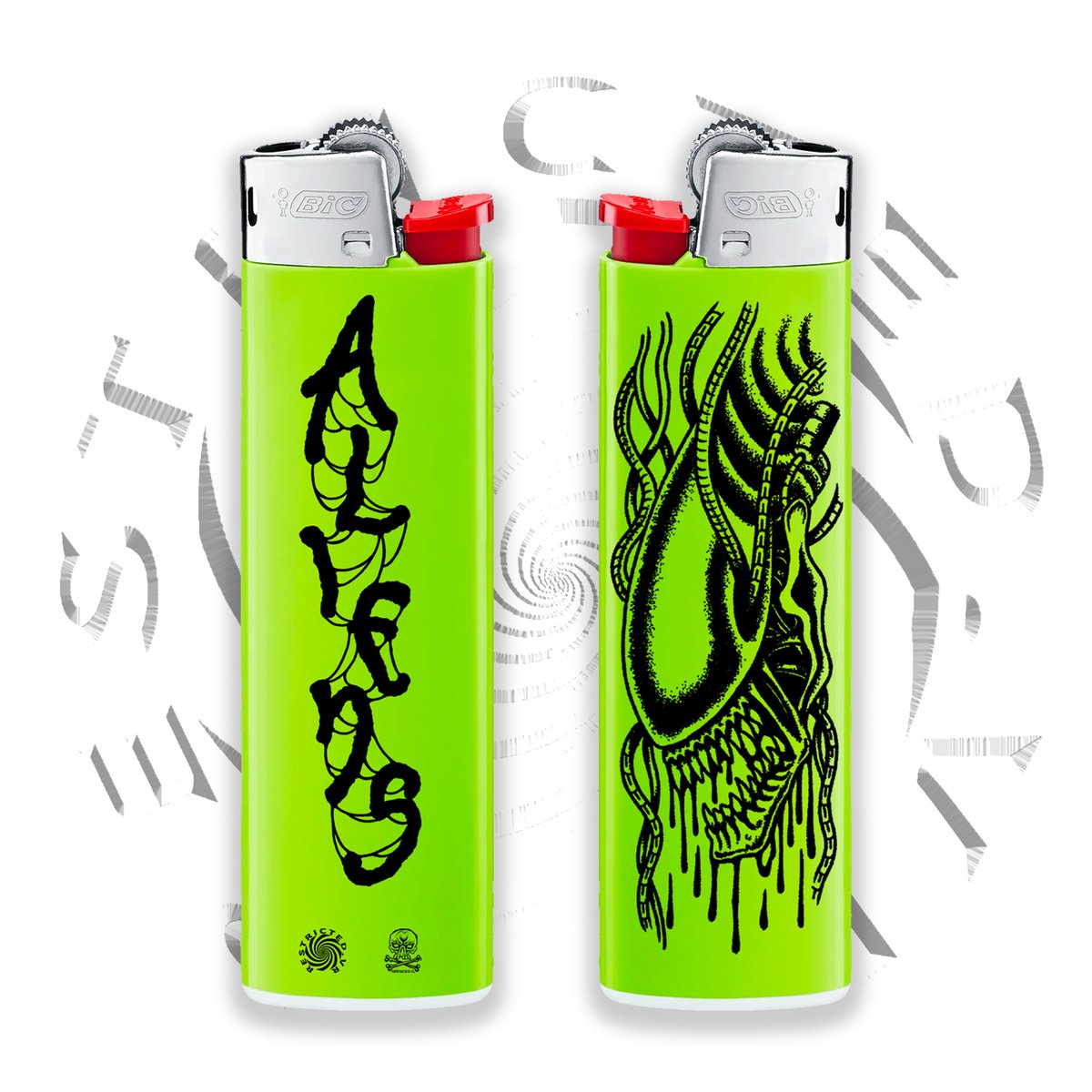 Queen Xeno Printed Lighter | restricted.vr