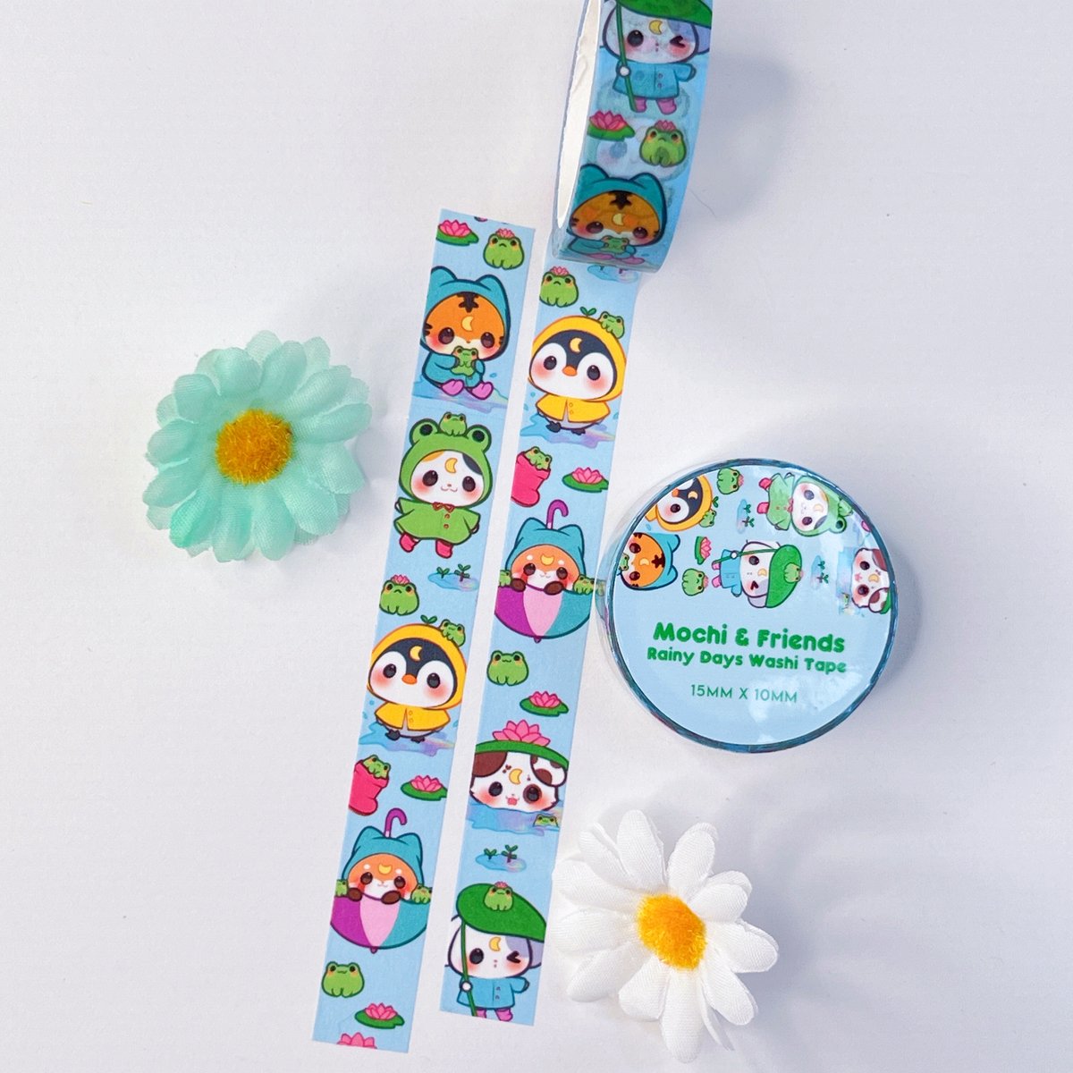 Rainy Friends Washi Tape Maemunchiesco