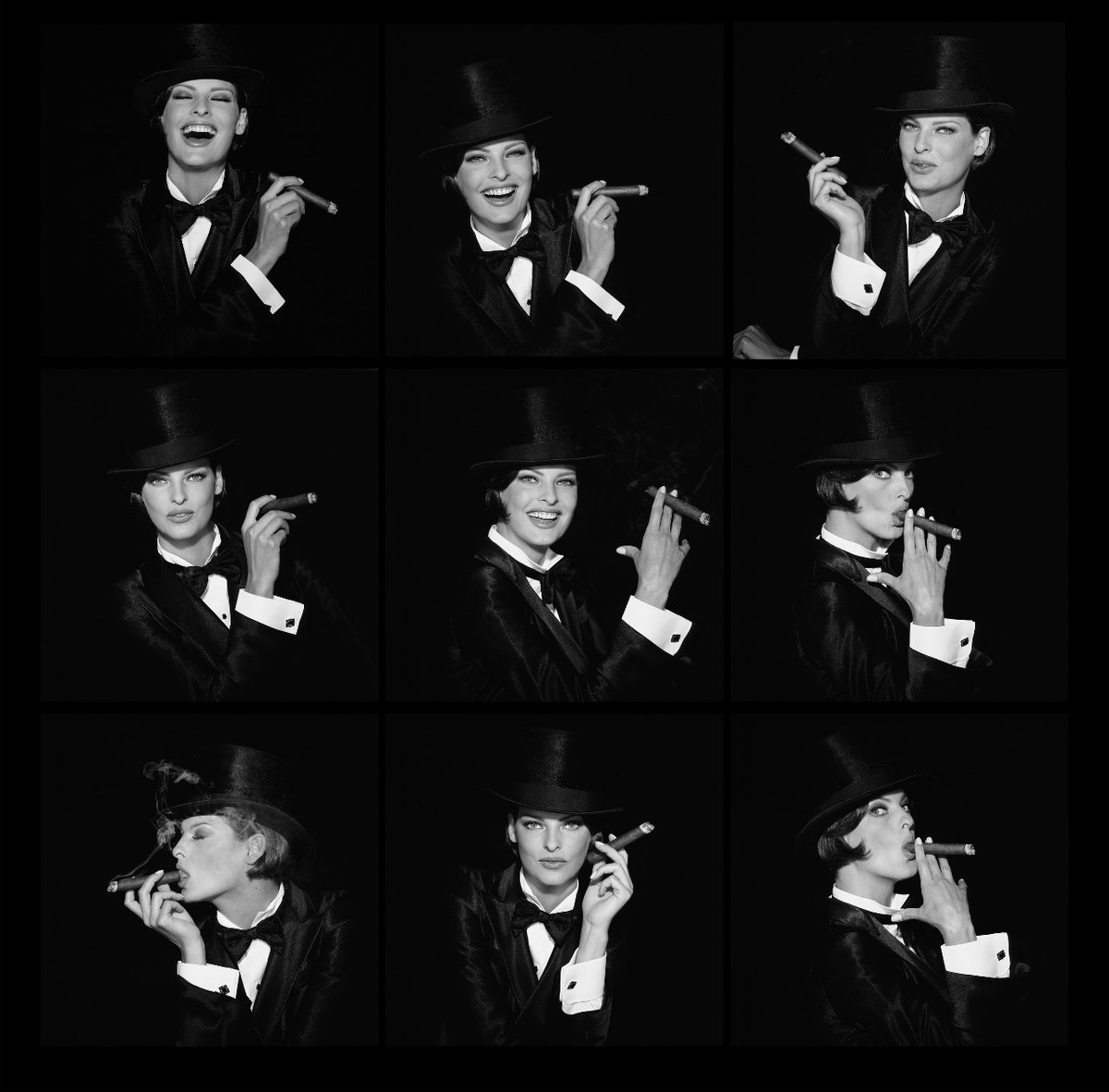 Linda Evangelista Collage | Stephen Wayda Photography