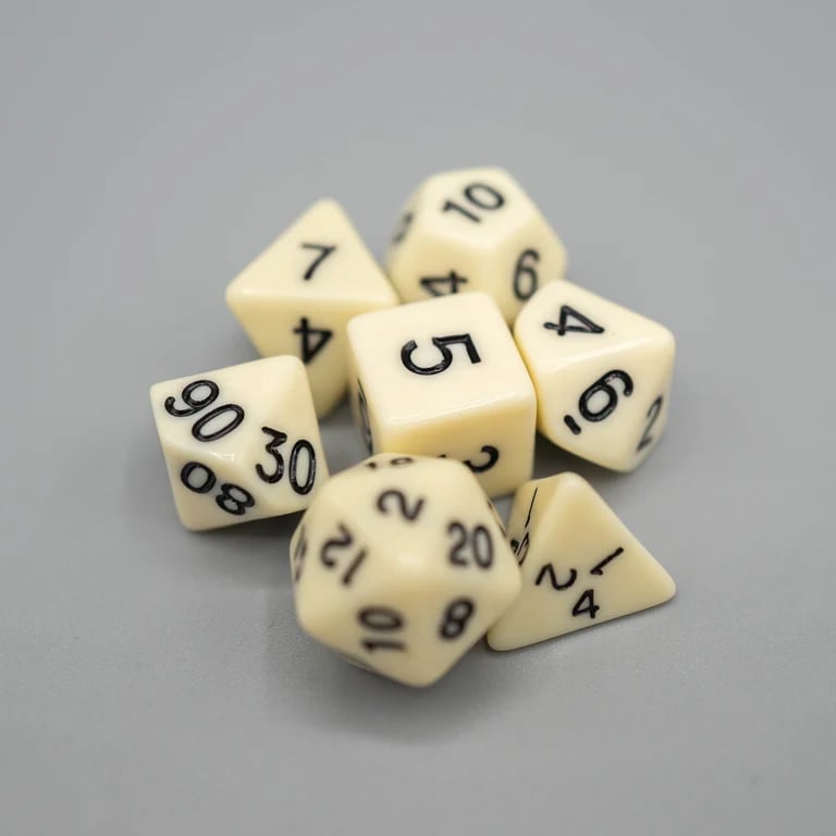 Math Rocks (Acrylic Dice) | Script Wizards