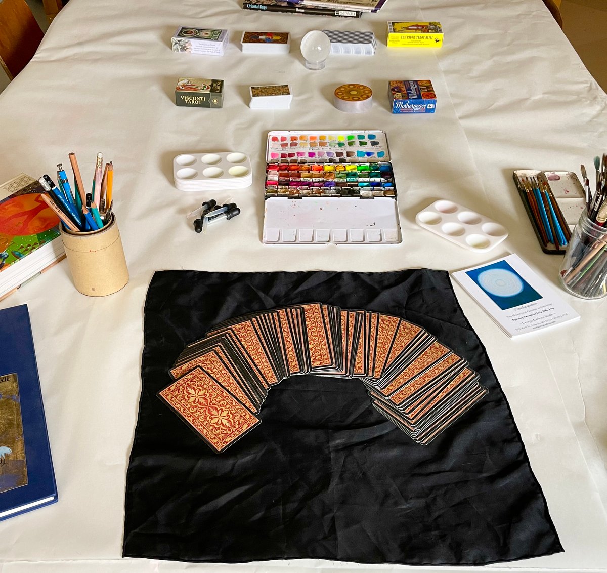 "Tarot and Watercolor" Workshop with Georgia Carbone - Registration ...