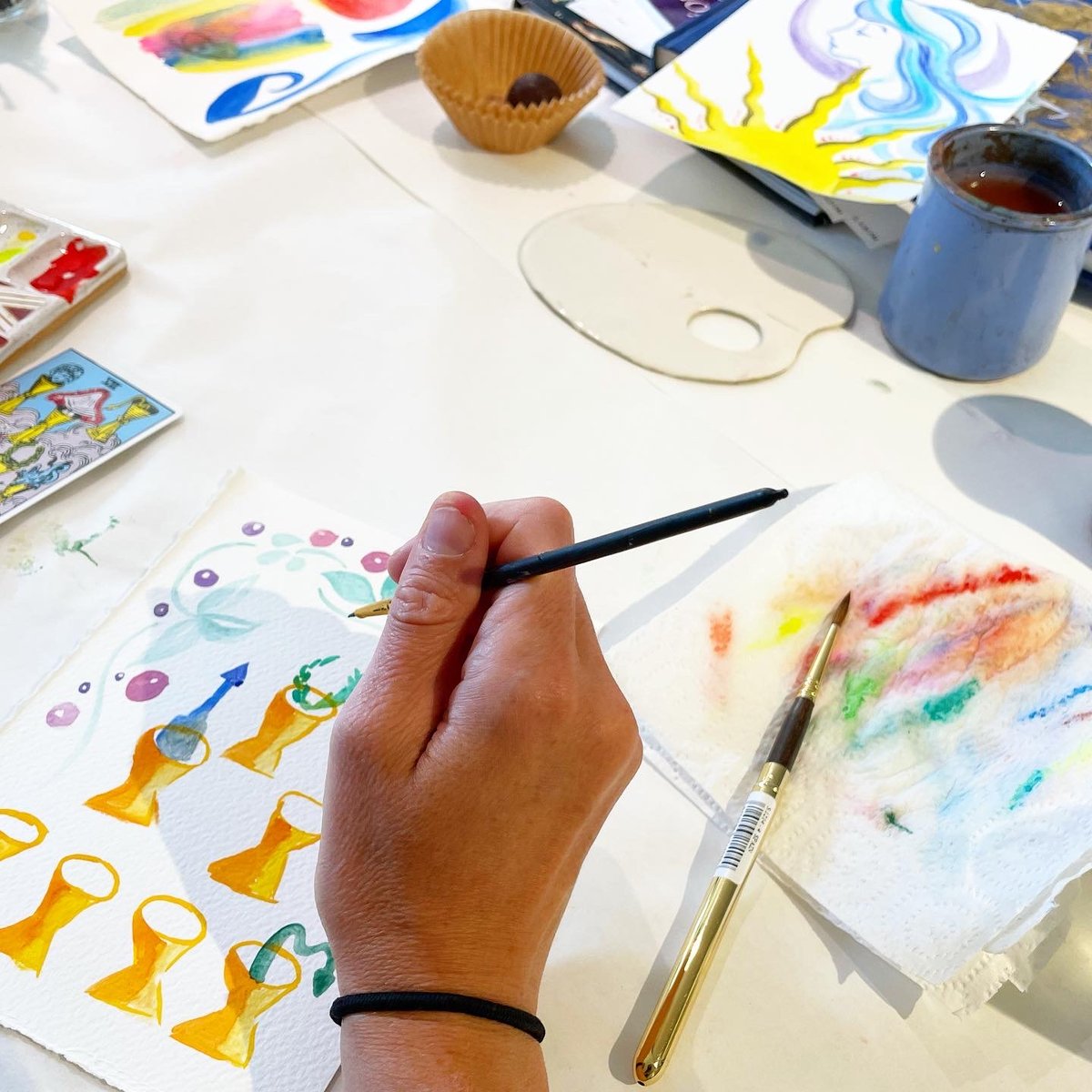 "Tarot and Watercolor" Workshop with Georgia Carbone ~ Saturday, 8/31 ...