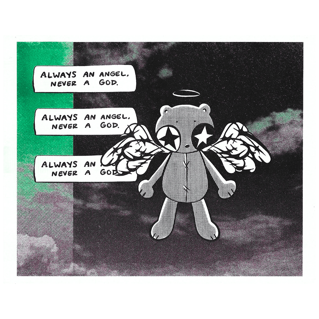 always an angel riso print | uninspired4ever