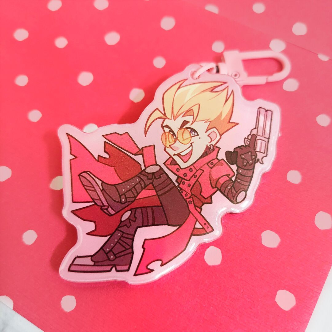 Vash the Stampede charm | Tinymintywolf