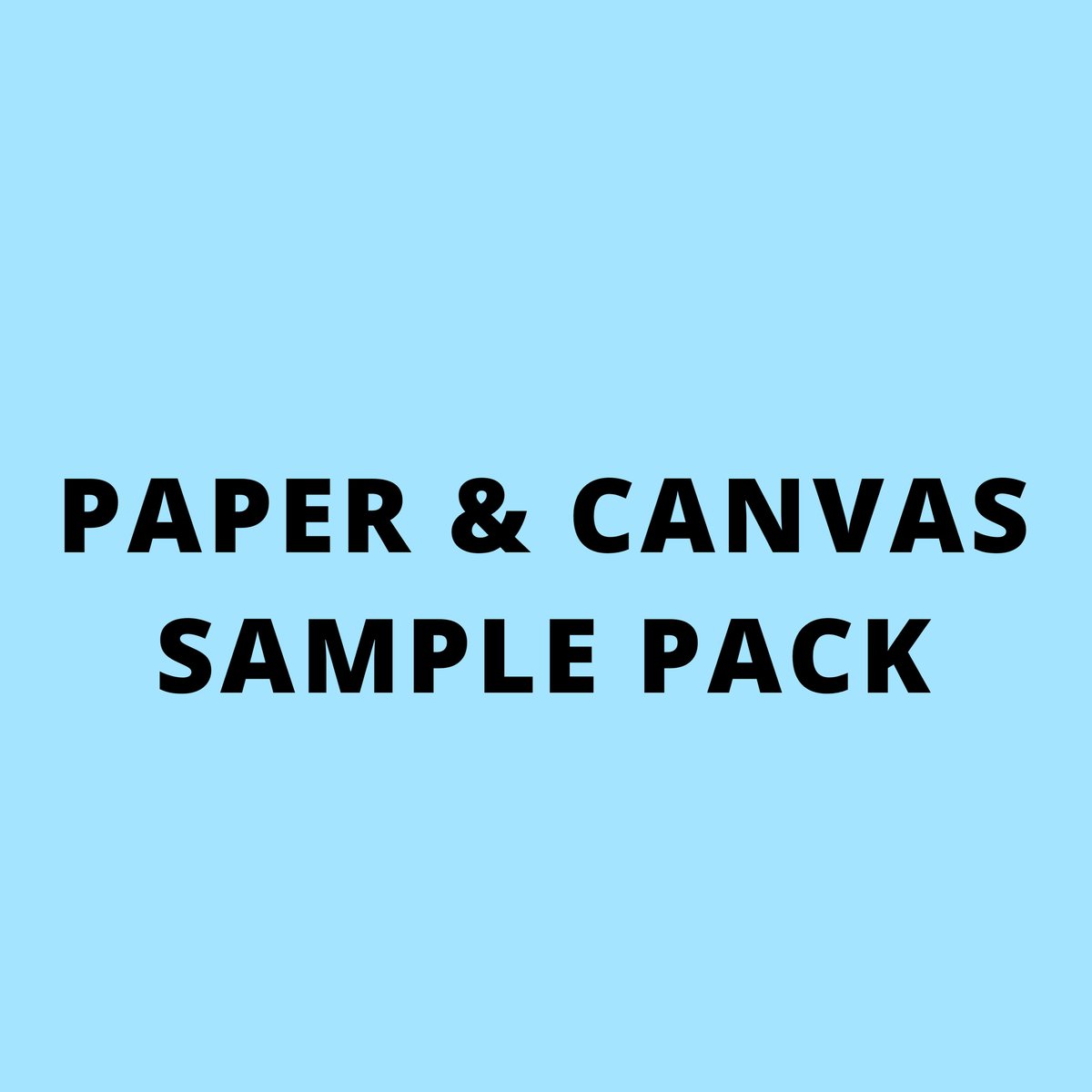 Paper & Canvas Sample Pack | Lantern Printing