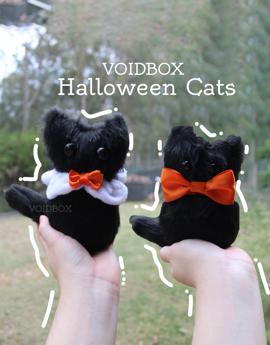 Handheld Spooky Cat Plush - Halloween 2023 | VoidBox