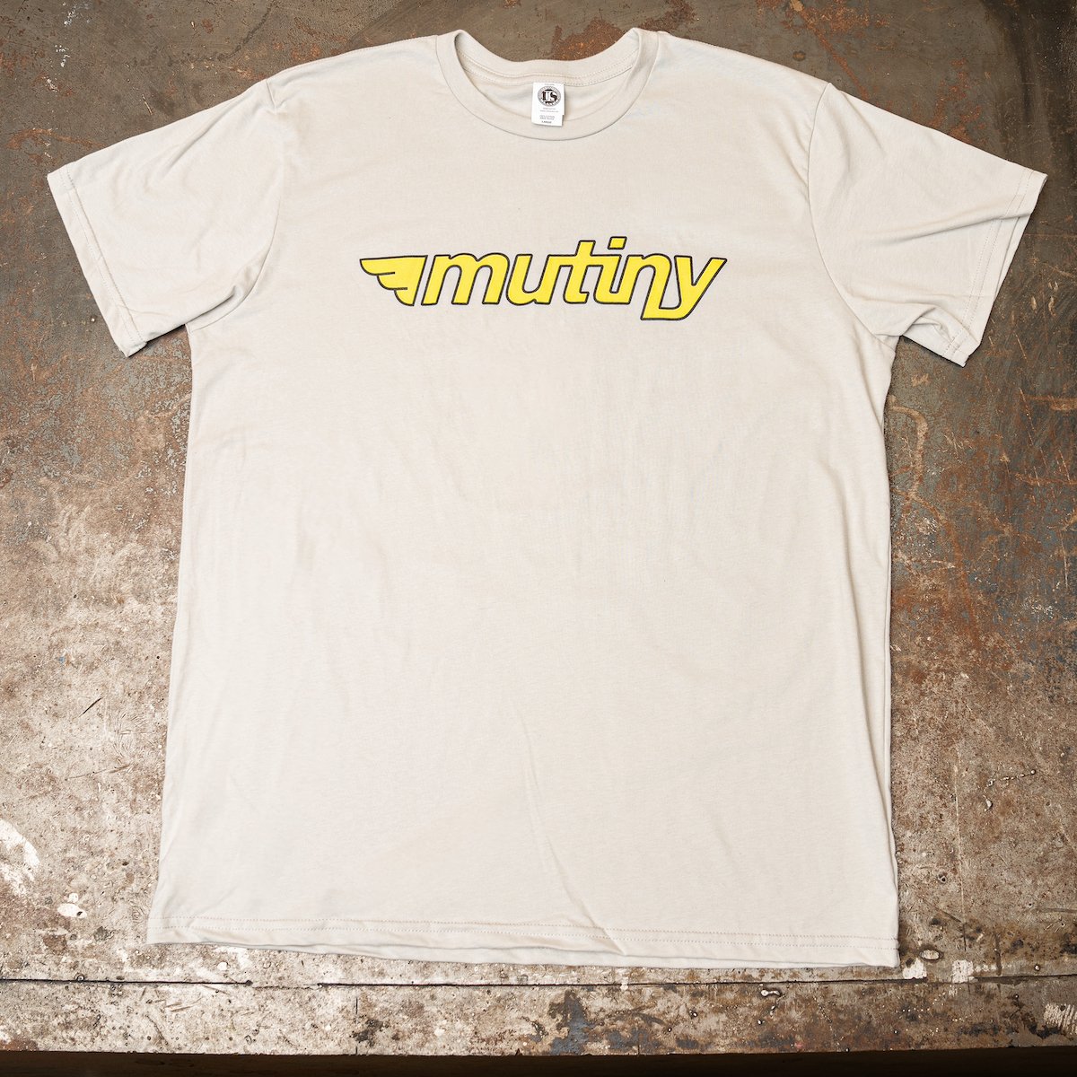 Mutiny Wing Cement Short Sleeve T-Shirt - Printed at our Factory ...