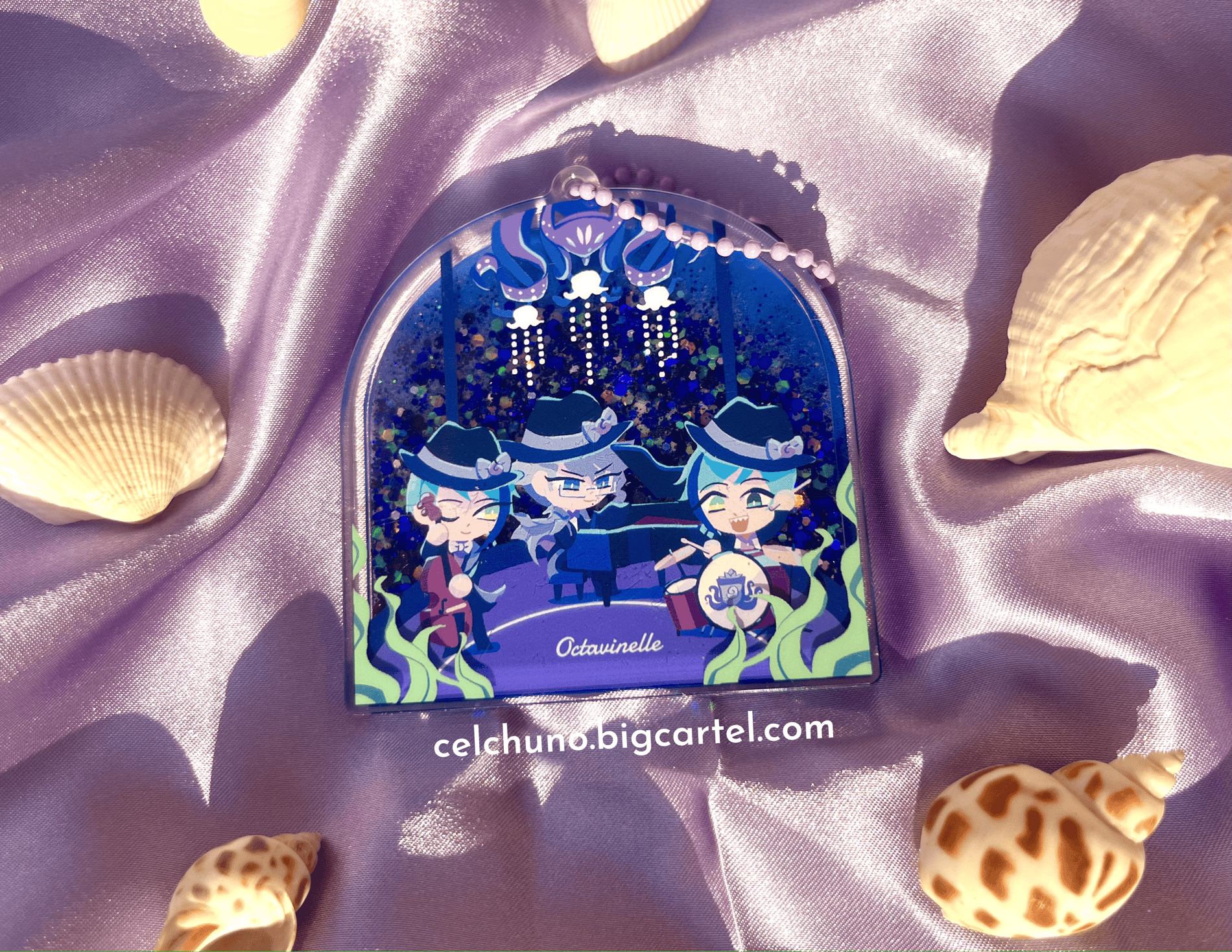 TWST Octavinelle Liquid Glitter Shaker Charm | celchuno