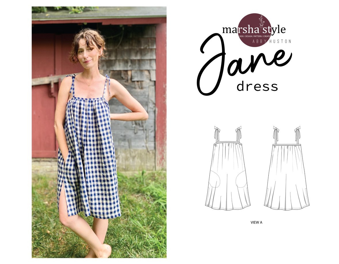 Jane Dress Pattern PDF | ABBY HUSTON DESIGNS