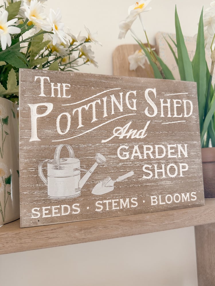 The Potting Shed Sign | With Love Abigailx